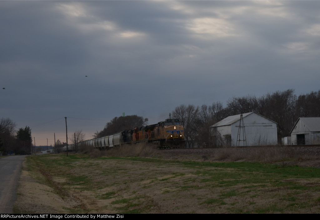 UP 6061 BNSF 4065 NS 9533